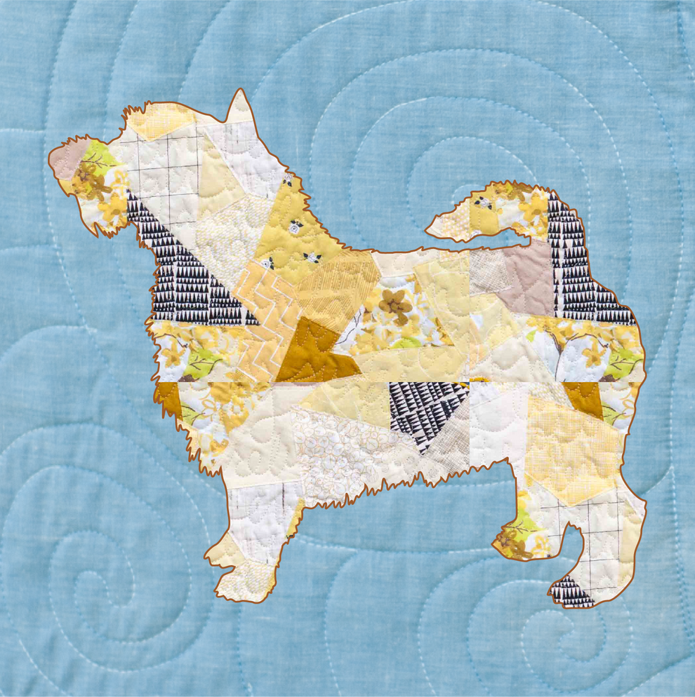 Cairn Terrier Scrappy Applique Pattern (PDF) – Shannon Brinkley Studio